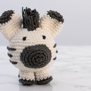 Chubby Zebra Amigurumi Pattern. Mini Zebra Crochet Pattern. Stuffed ...