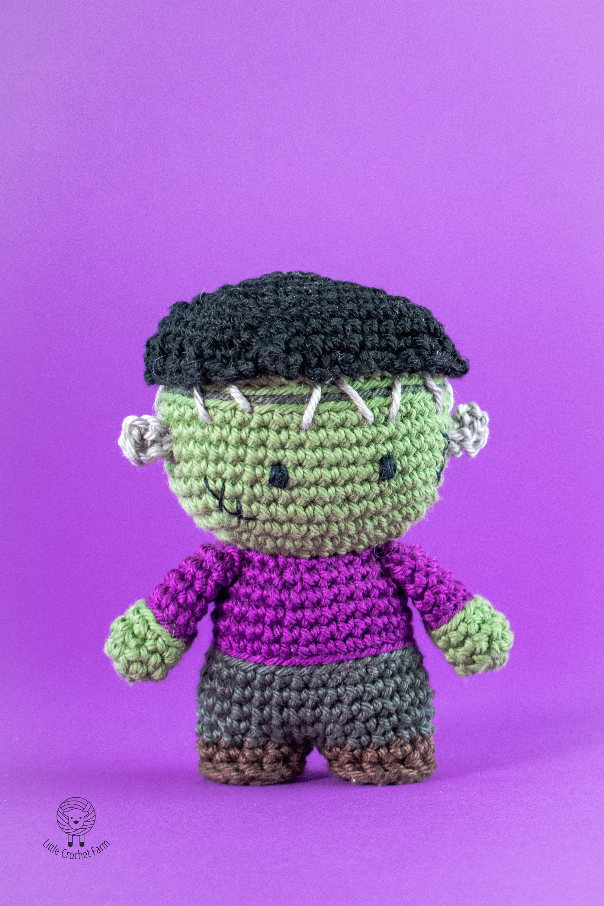 Mini Frankenstein Amigurumi Pattern. Halloween Amigurumi Collection ...
