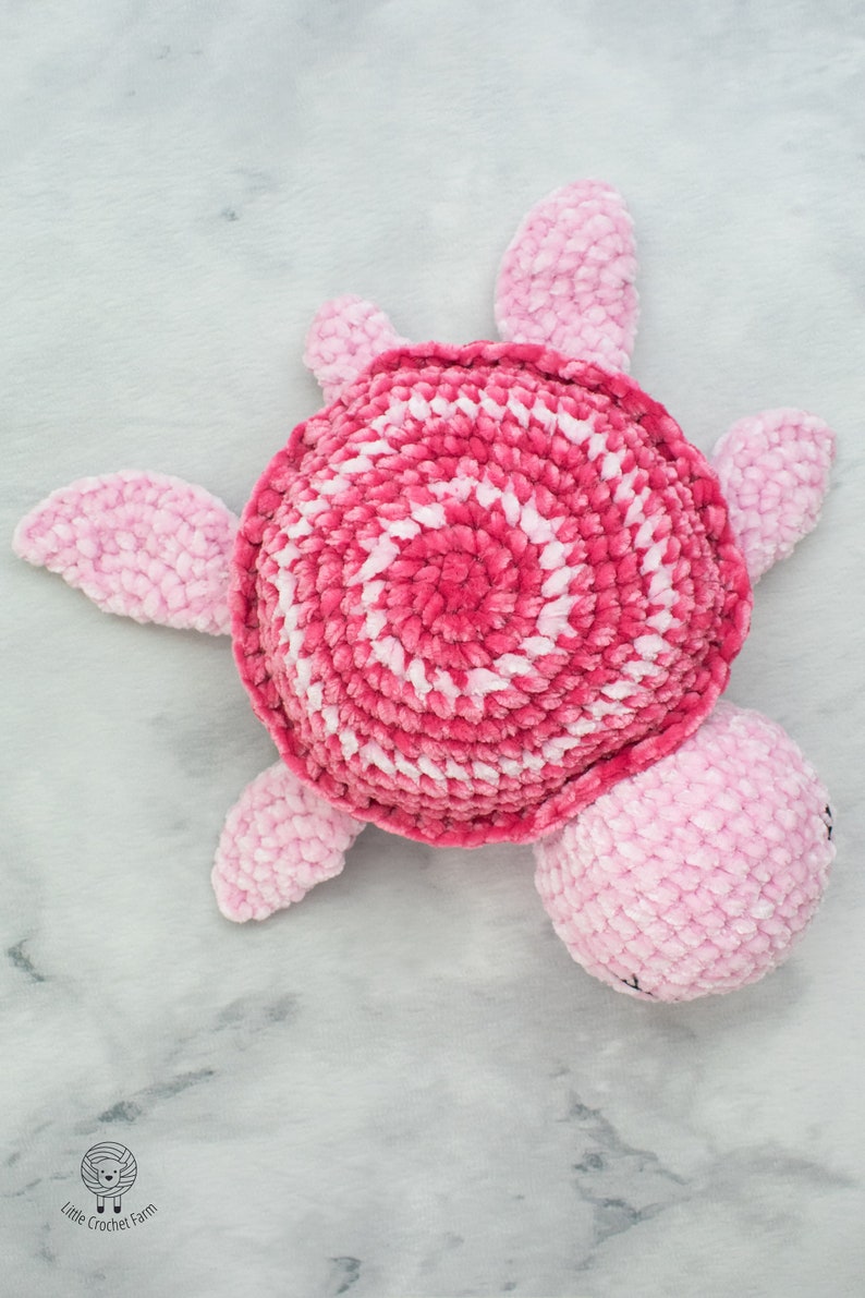 Crochet Chunky Turtle Amigurumi Pattern Turtle Cuddle Size - Etsy