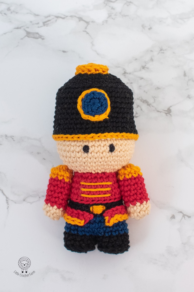 Crochet Nutcracker the Royal Soldier Amigurumi Pattern - Etsy