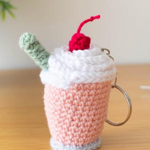 Milkshake Keychain Crochet Pattern, Mini Milkshake Amigurumi PDF ...