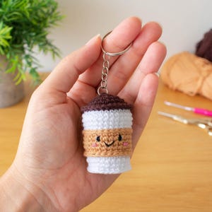 PDF Coffee Keychain Crochet Pattern, Mini Amigurumi Cup, Crochet Kids ...