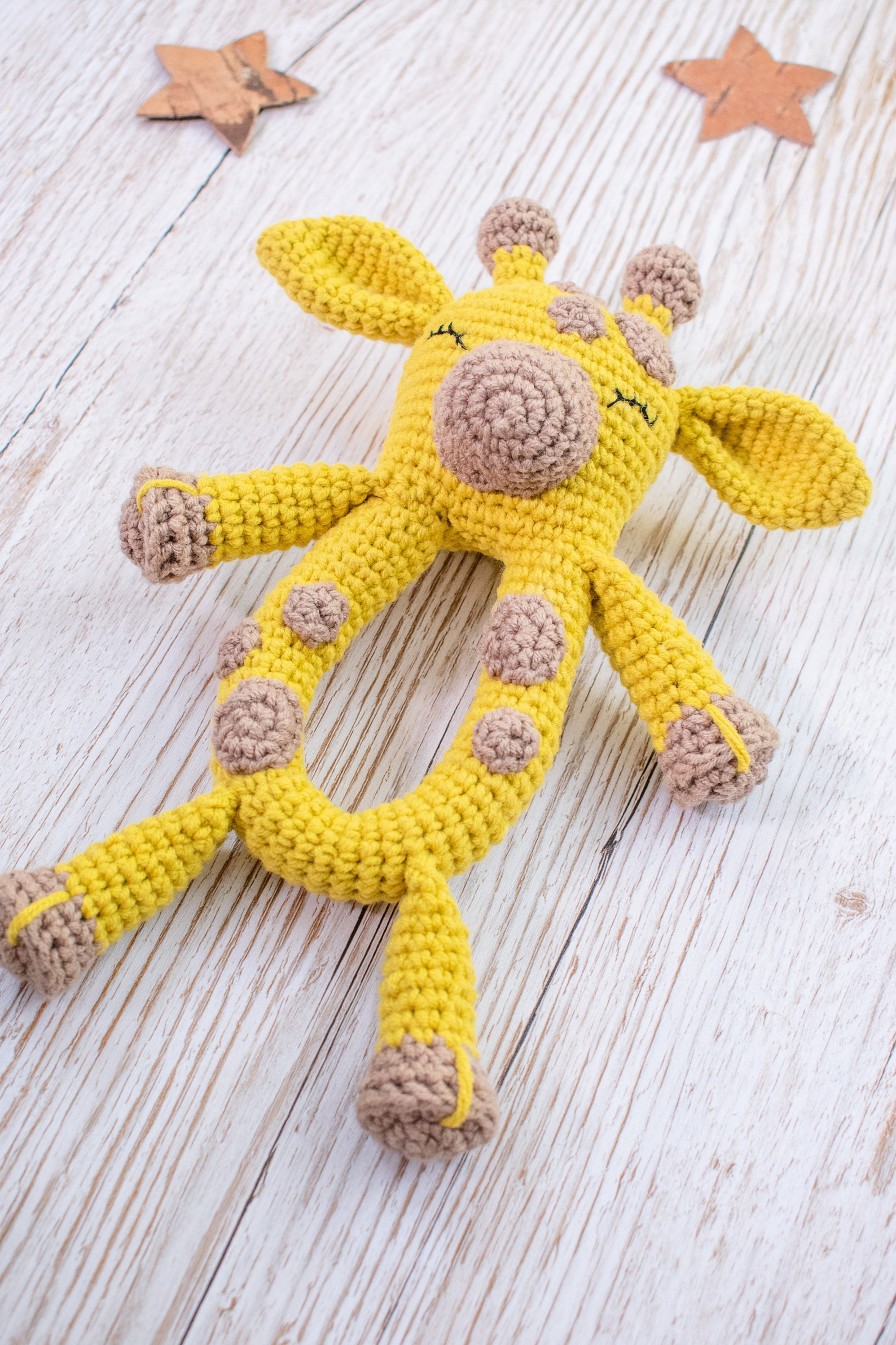Baby Giraffe Crochet Rattle Pattern Amigurumi Giraffe - Etsy