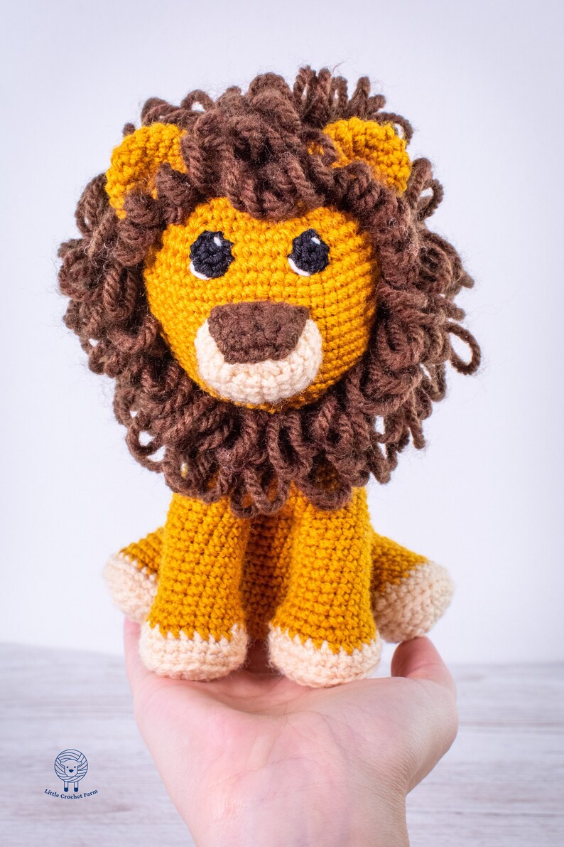Baby Lion Crochet Toy Pattern Lion Amigurumi Pattern PDF | Etsy