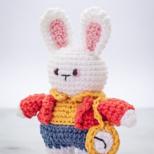 White Rabbit Amigurumi Pattern. Crochet White Rabbit Stuffed Toy PDF ...