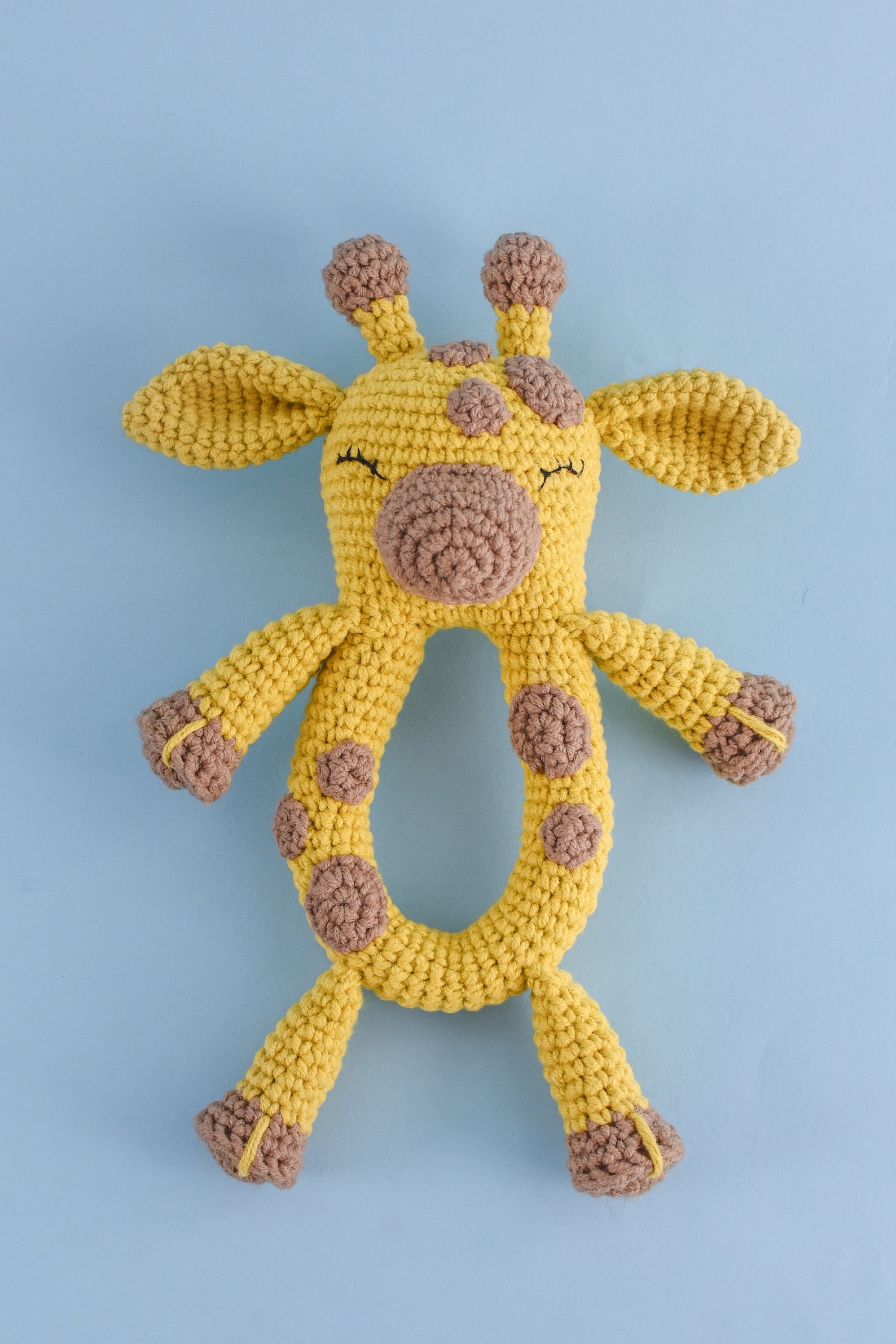 Baby Giraffe Crochet Rattle Pattern Amigurumi Giraffe | Etsy