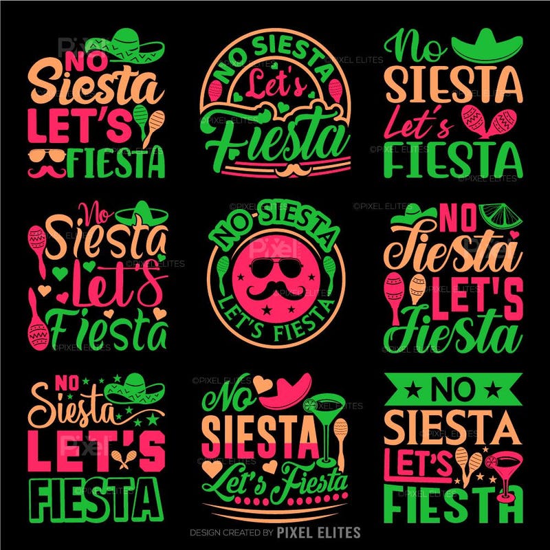 Fiesta Svg - Etsy