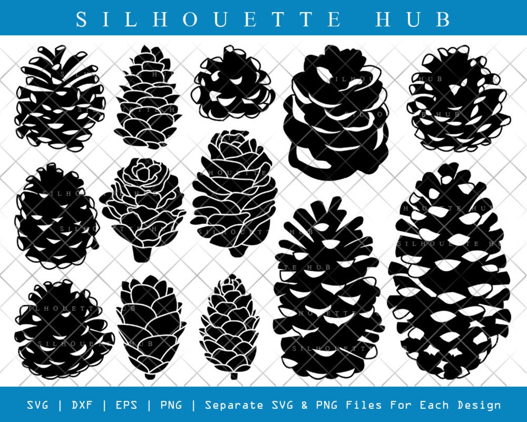 Pine Nut Silhouette Pine Cone SVG Nut Svg Snacks Items Svg - Etsy