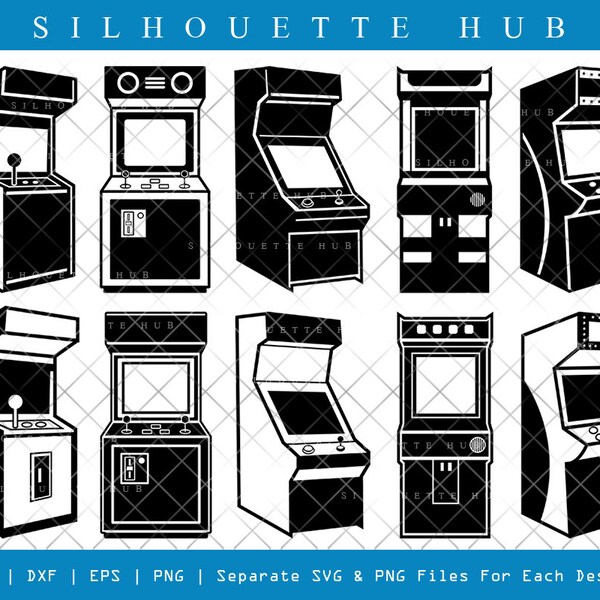 Arcade Cut File Svg - Etsy