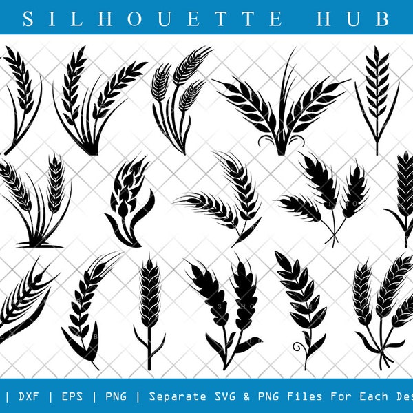 Wheat Svg - Etsy