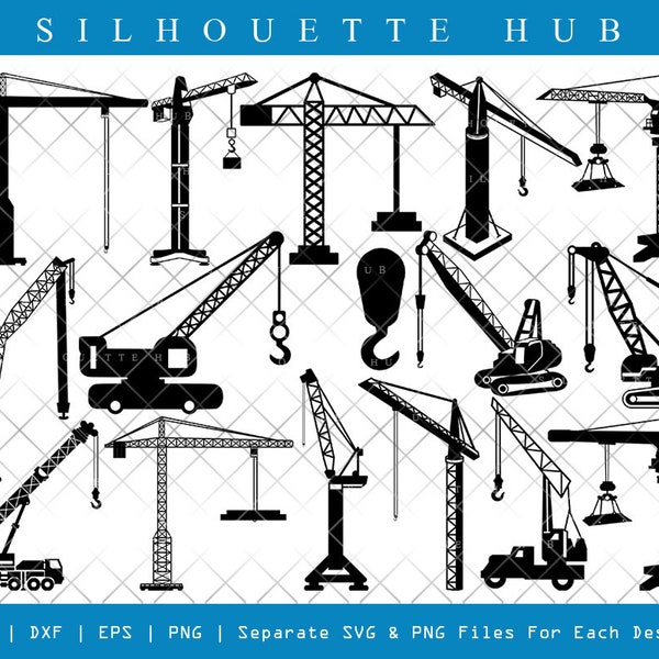 Crane Truck Svg - Etsy