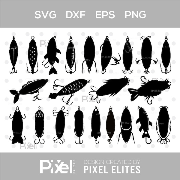 Fishing Lure Svg - Etsy