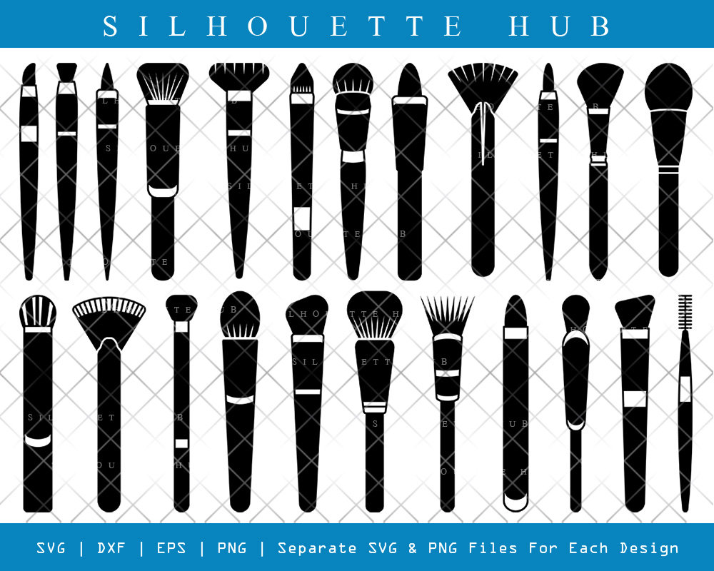 Makeup Brush Silhouette