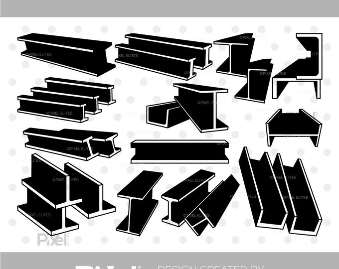 Steel Beam SVG, Construction, Building Svg, Ironworker Svg, Beam Svg ...