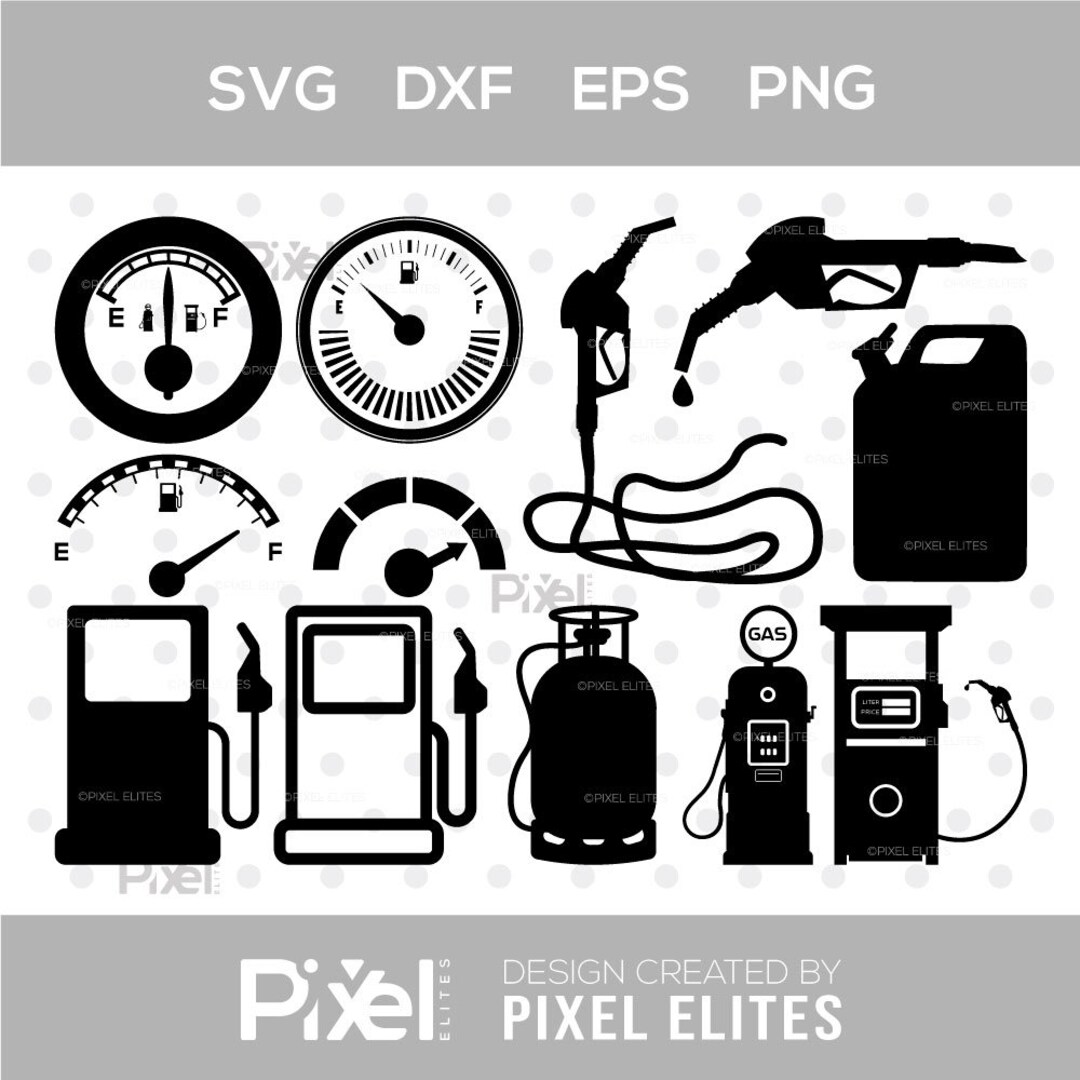 Indicator Gas Tank SVG, Gas Tank Silhouette, Indicator, Gas Bottle ...