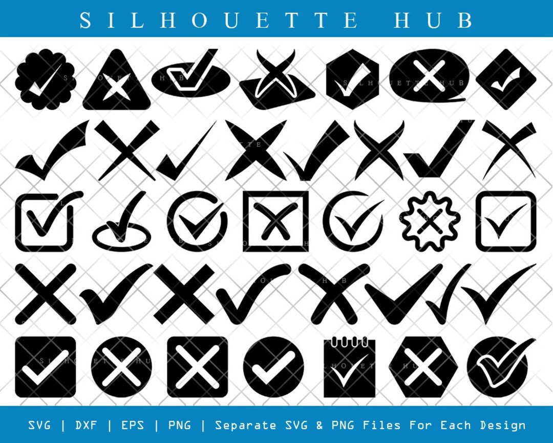 Check Mark SVG Checklist Silhouette Tick Mark Svg Check - Etsy Finland