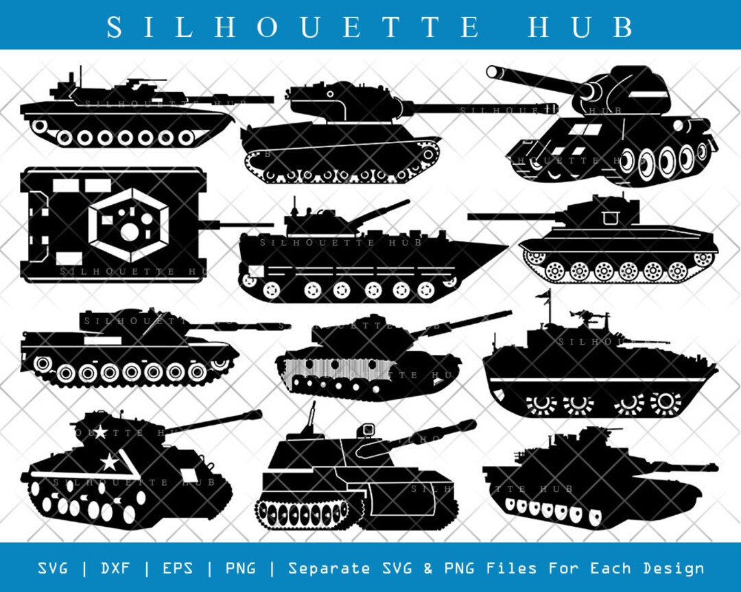 Army Tank Silhouette