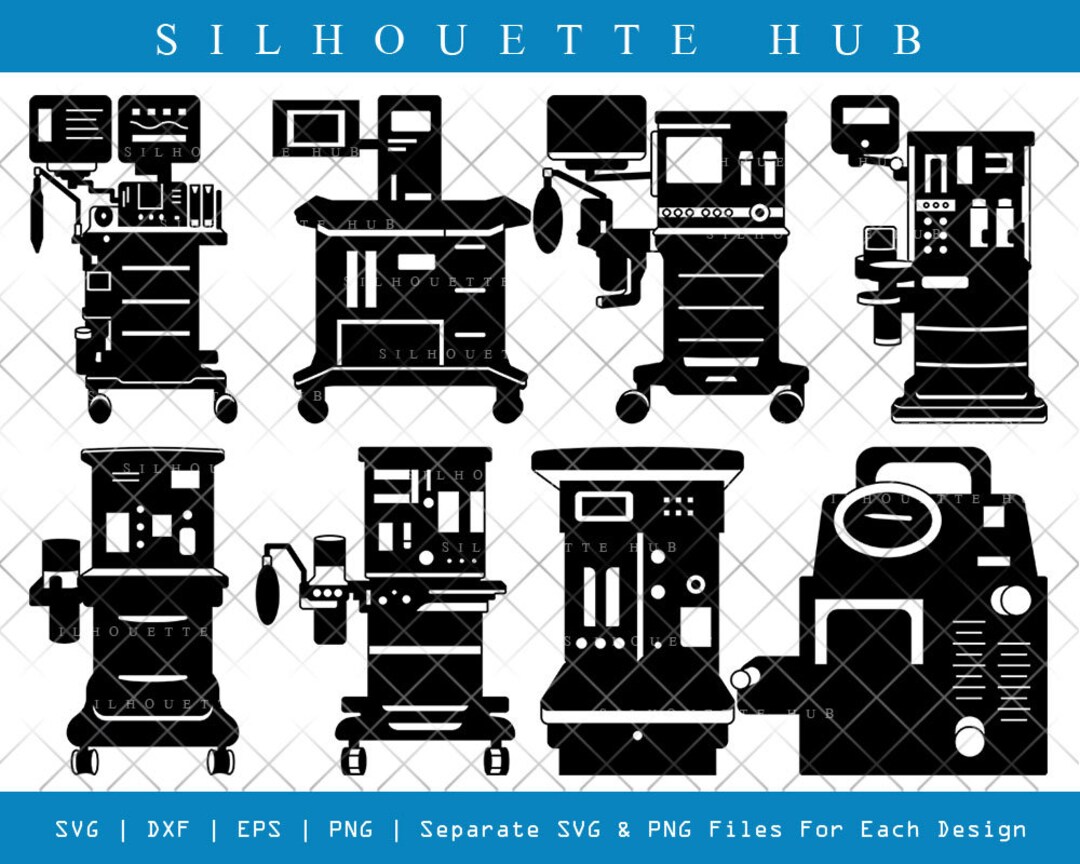 Anesthesia Machines Svg Cricut Cut Files Png Bundle - Etsy Australia