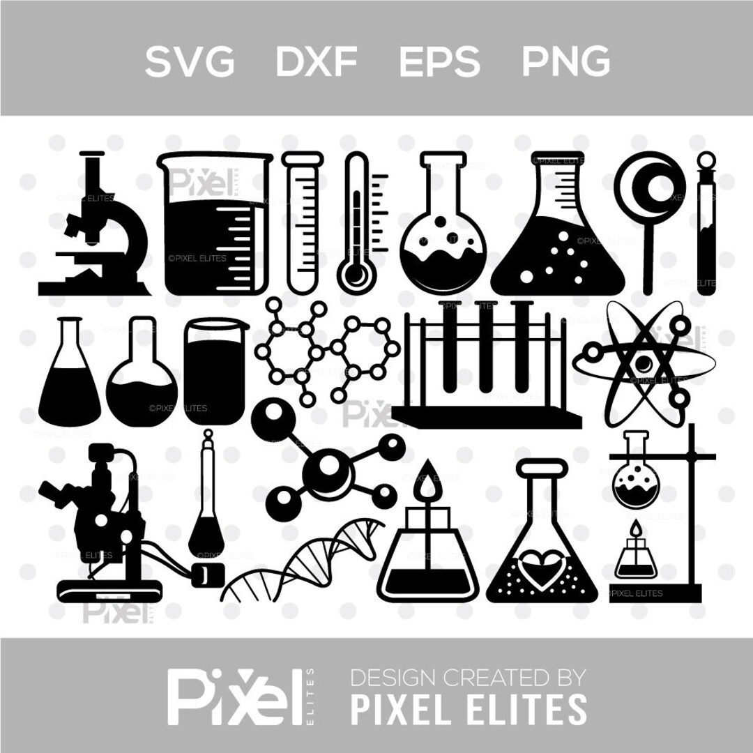 Science SVG Cut Files Science Silhouette Laboratory Svg Microscope Svg ...