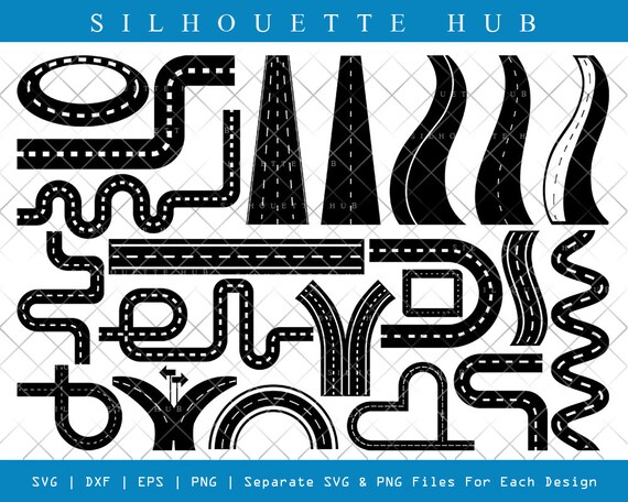 Road Street Highway SVG Highway Silhouette Road Svg Street - Etsy