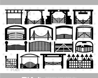Ranch Gate Svg Bundle, Ranch Gate Silhouette, Cricut File, Ranch ...