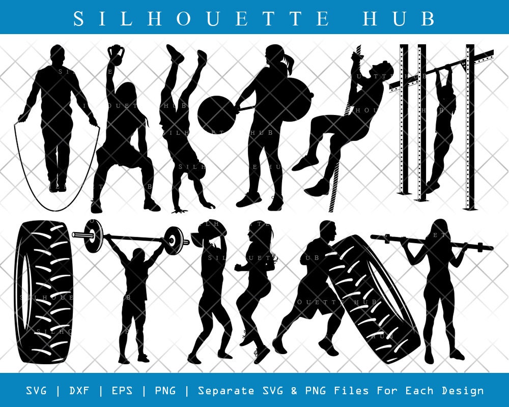 Women Crossfit Clipart