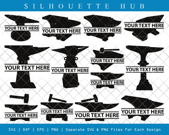 Hammer Anvil Silhouette