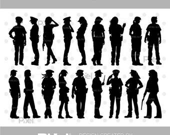 Police Svg, Png, Female Police Officer Svg Svg Cut Files for Cricut and ...