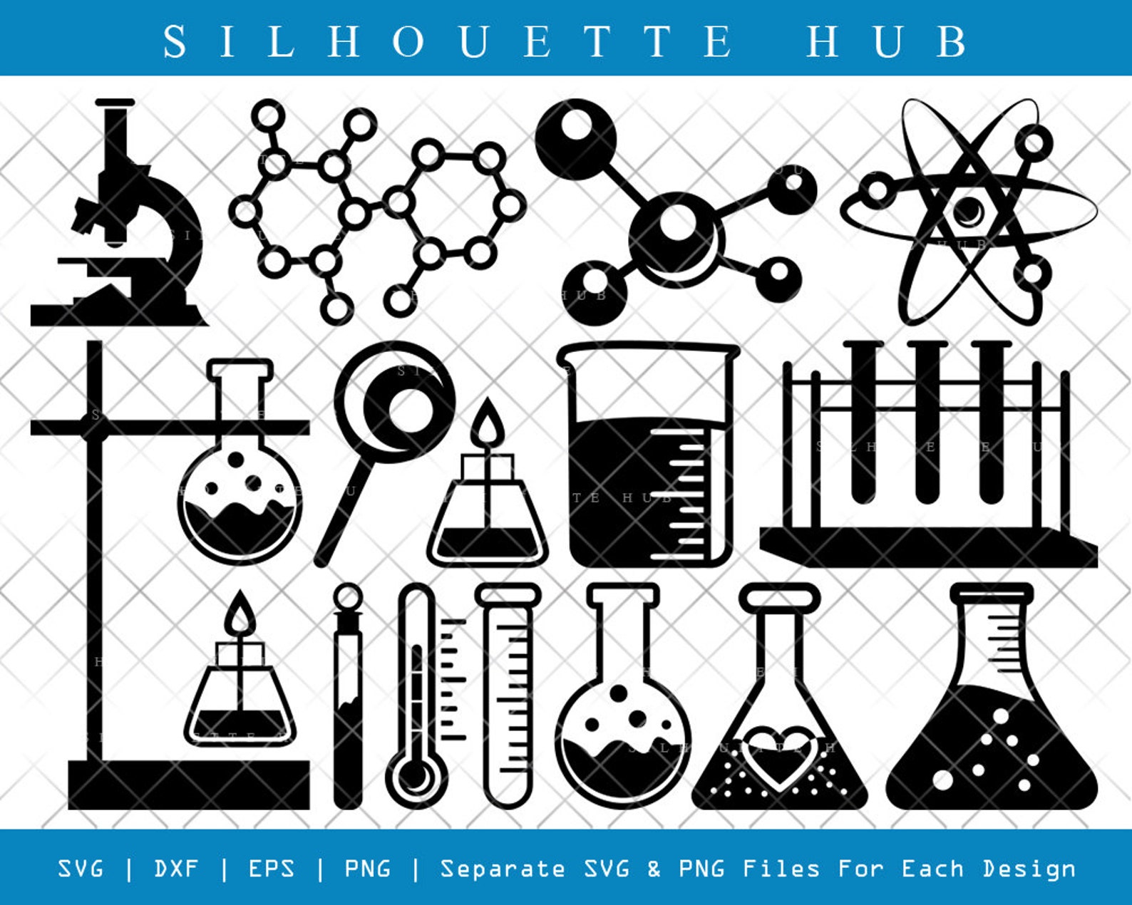 Science SVG Cut Files Science Silhouette Laboratory Svg - Etsy