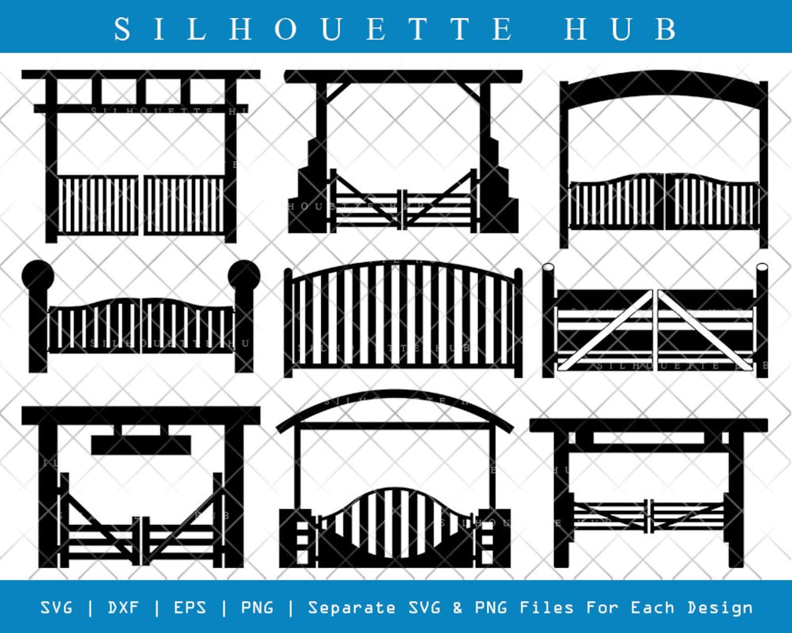 Ranch Gate SVG Ranch Gate Silhouette Ranch Entrance Svg - Etsy