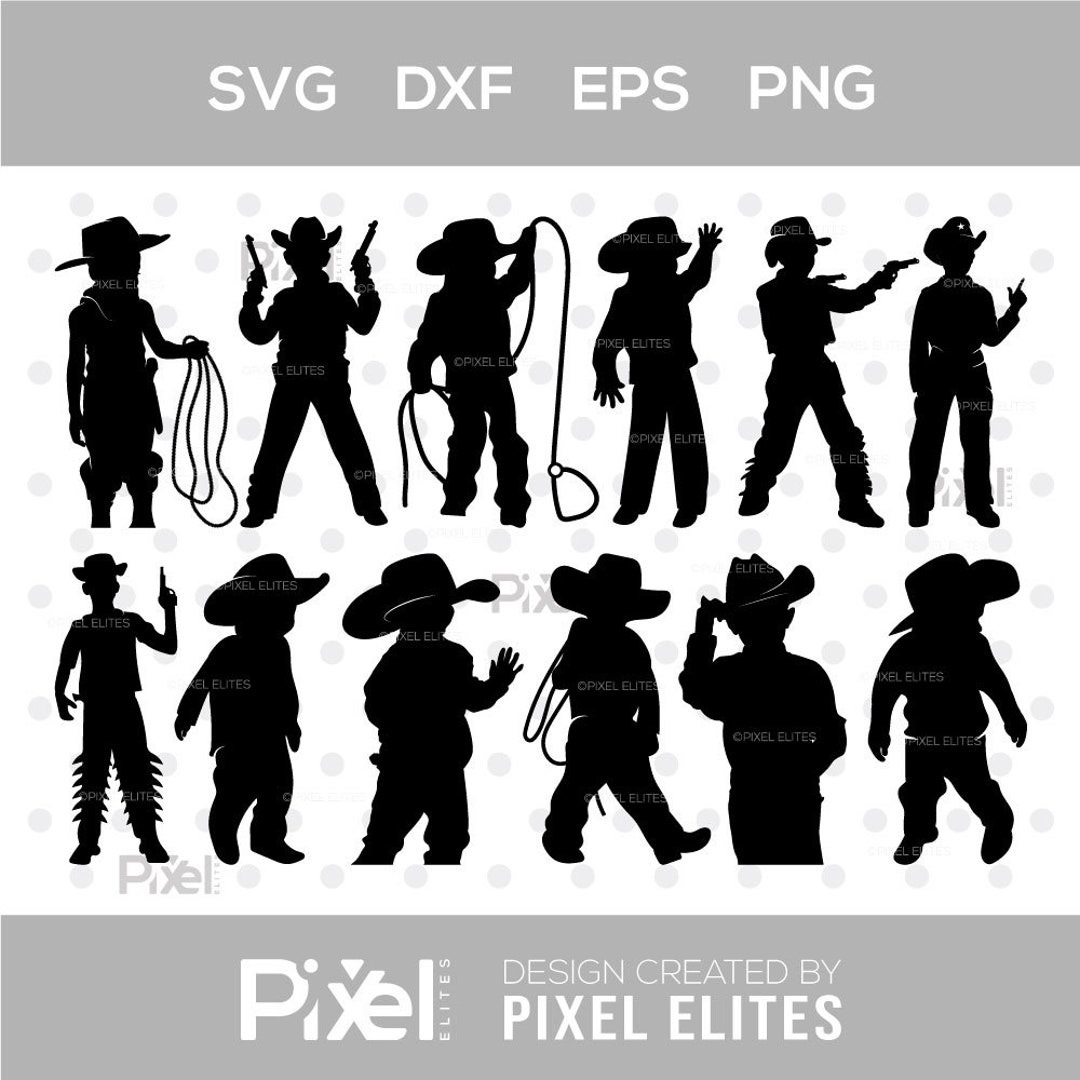 Little Cowboy SVG, Pony Svg, Little Cowboy Silhouette, Rodeo Horse Svg ...
