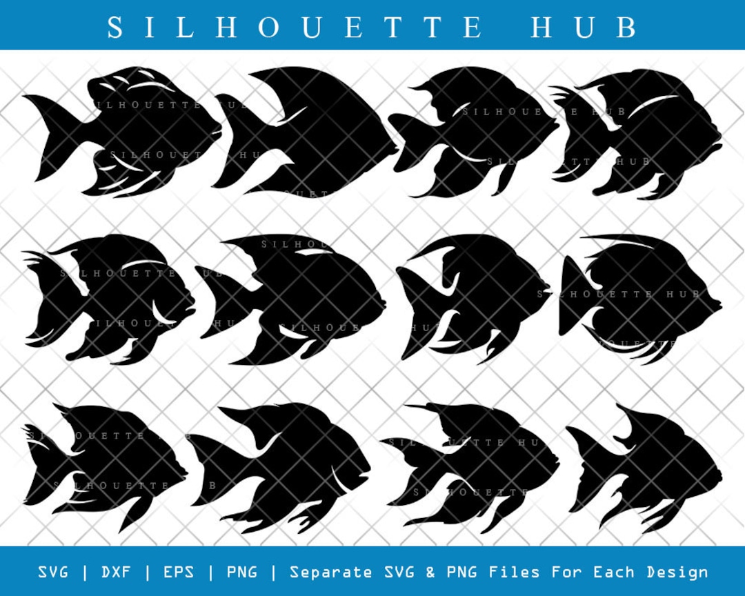 Tropical Fish Svg Cricut Cut Files Png Bundle, - Etsy