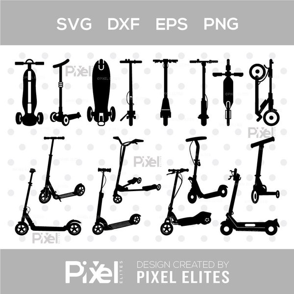 Scooter Svg - Etsy