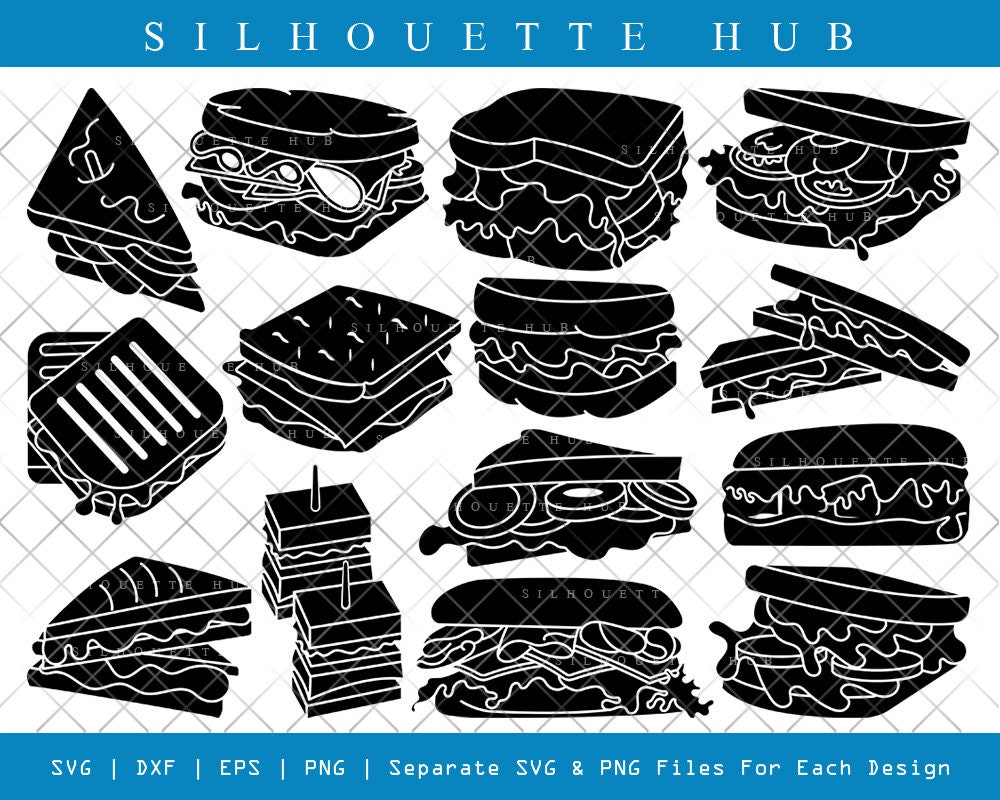 Sub Sandwich Silhouette