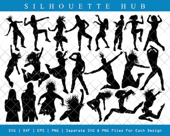 Zumba Girl SVG Cut Files Zumba Girl Silhouette Zumba Svg - Etsy UK