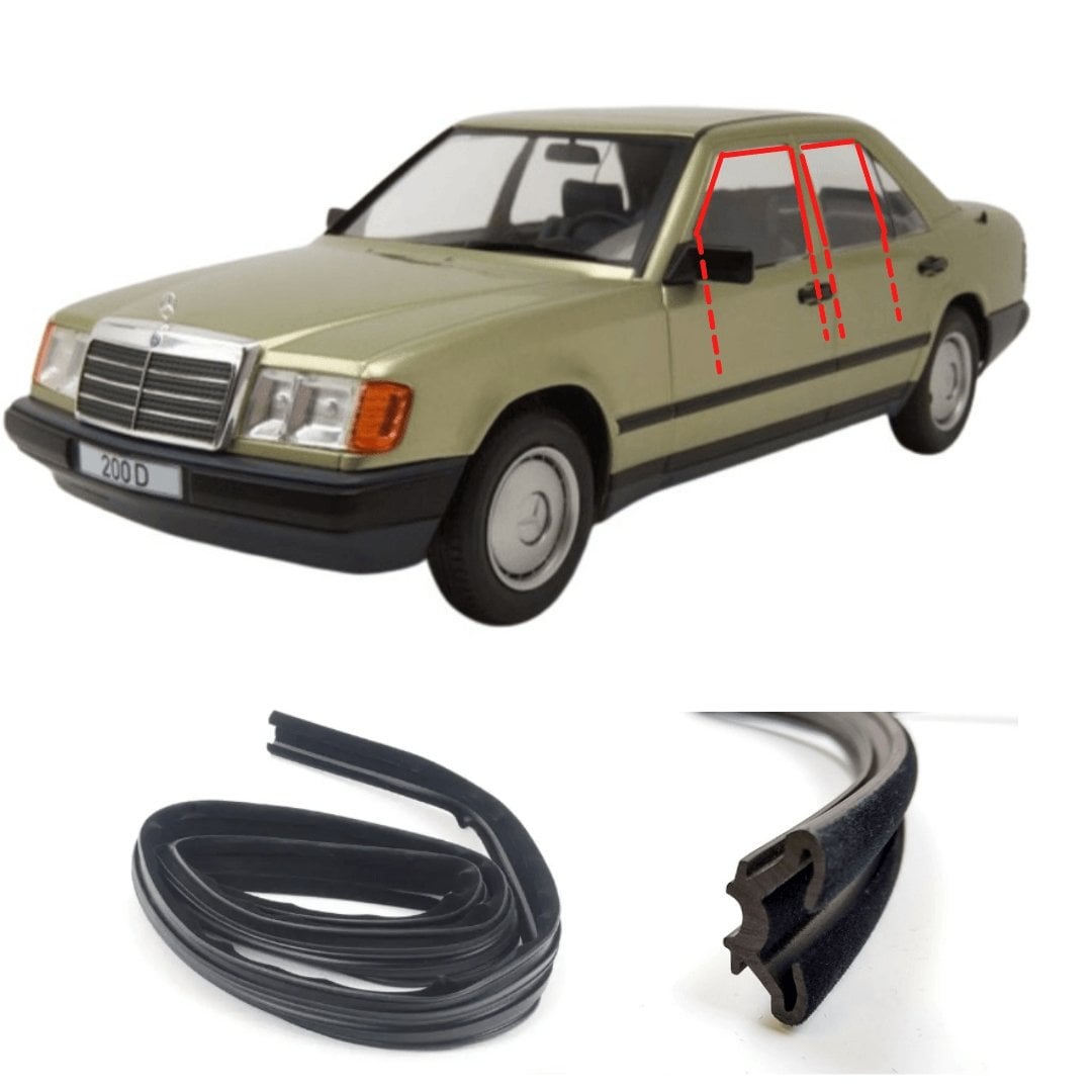 W124 Window Rails SET 4 Pieces 4 Mm NEW - Etsy