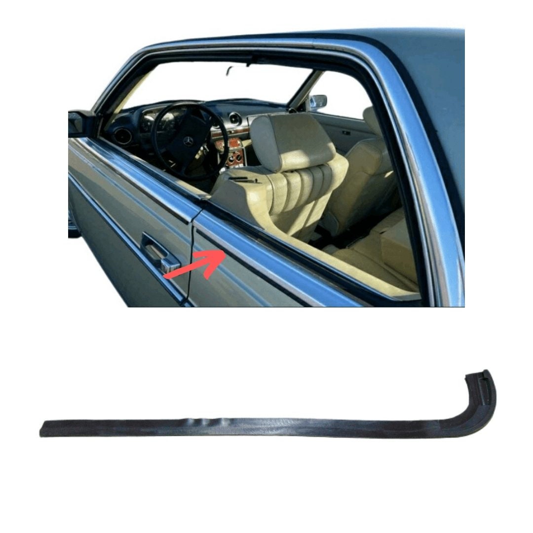 Mercedes-benz W123 Coupé Left Rear Window Drip Strip, High-quality OEM ...