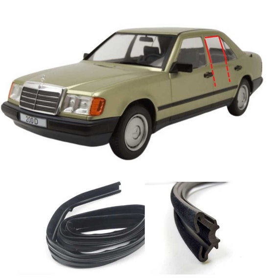 Mercedes W124 Window Rail Door Window Rear Left NEW - Etsy