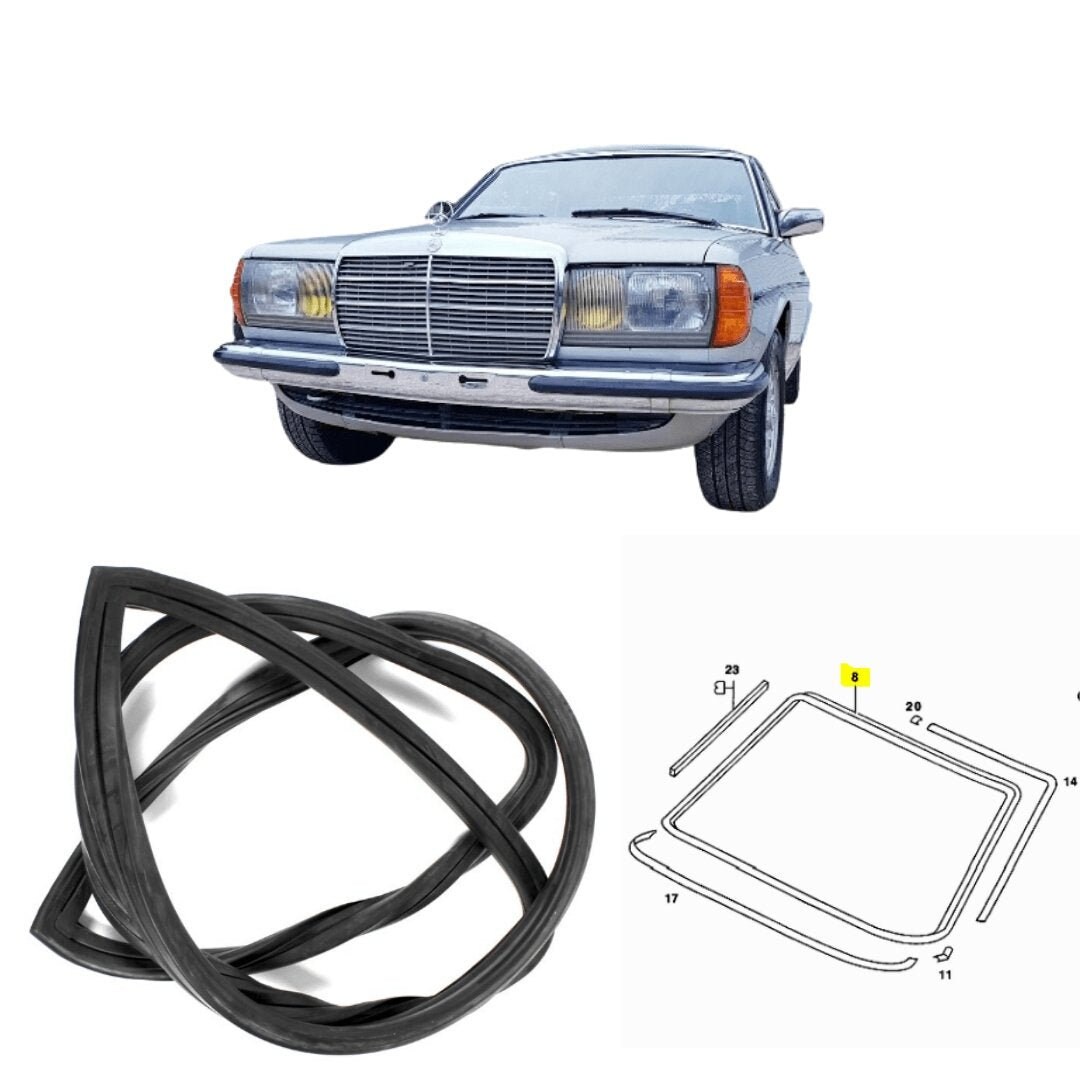 W123 Sedan / T-model Windscreen Seal New - Etsy