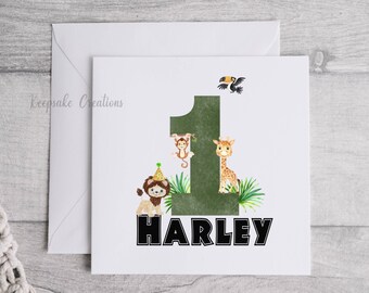 Animal 1st Birthday | Etsy