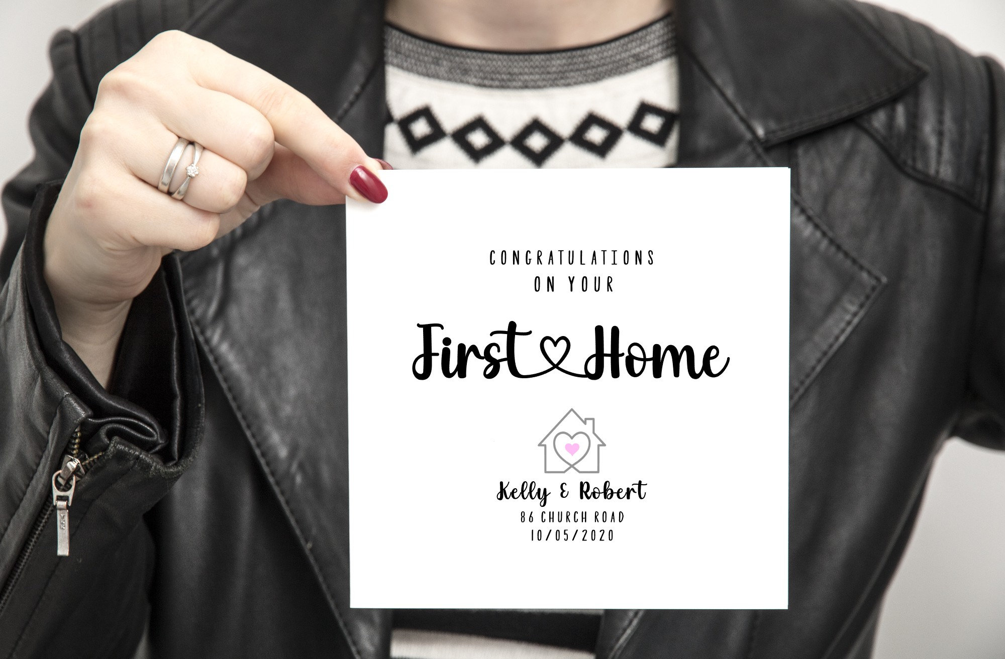 Personalised Congratulations on Your First Home Card, 1st Home ...