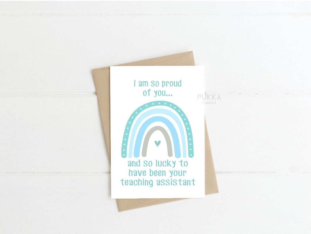 Cards From Teacher Notecards, Pack of 10, End of Term Card, Card From ...