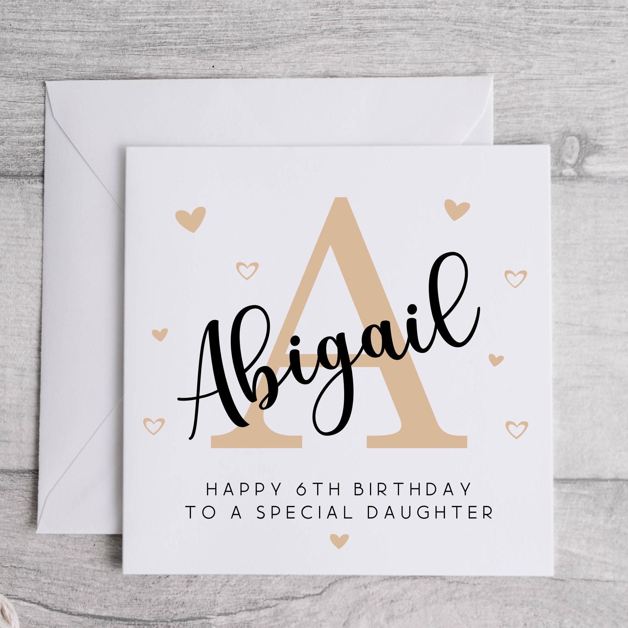 Special Birthday Card for Daughter, Birthday Gift to Daughter, Special ...