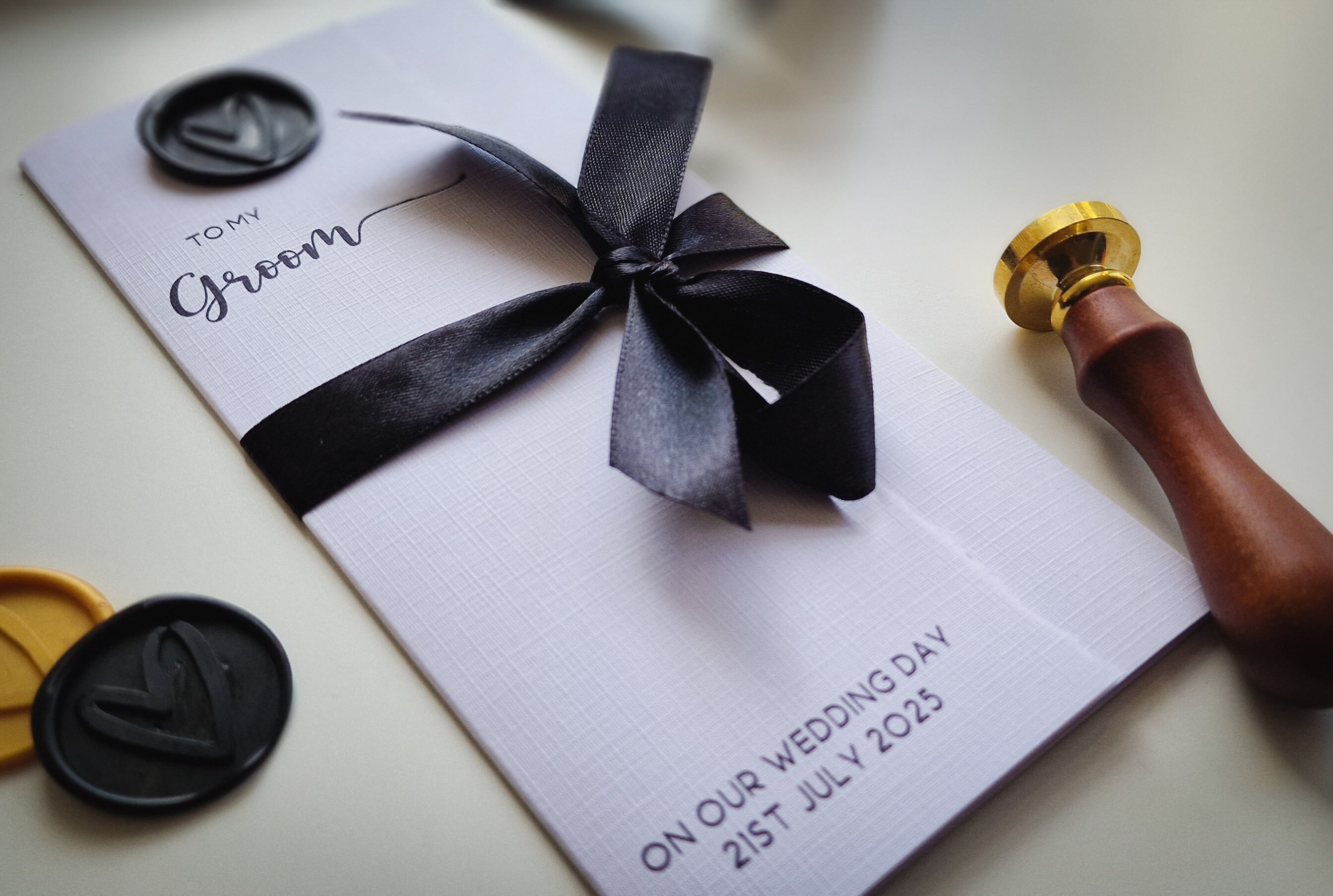 Personalised Wedding Letter to My Bride, Groom, Wedding Party, Love ...