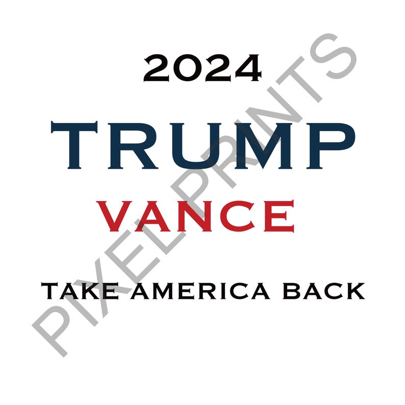 Trump Vance 2024 Take America Back Svg, Psd, Jpg, Png - Etsy