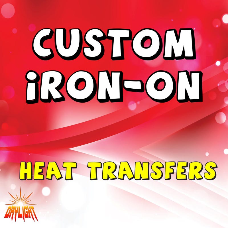 Custom Iron on Transfer - Etsy