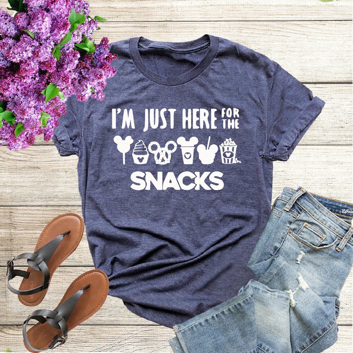 Disney Shirt Disney Snacks Shirt Disney World Designed | Etsy
