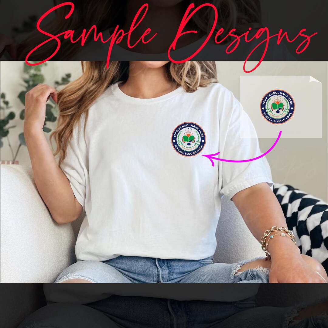 Custom Iron on Vinyl Decal - Customizable HTV, Iron on Logo Heat ...