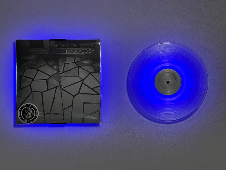 Wireless LED Vinyl Record and Sleeve Display Rechargeable With Remote ...