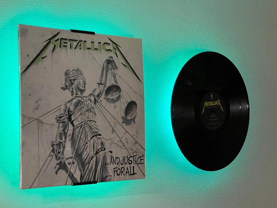 Wireless LED Vinyl Record and Sleeve Display Rechargeable With Remote ...